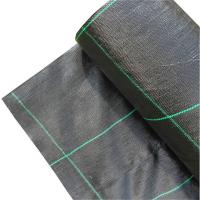 China PP Woven Weed Control Mat 90gsm UV Resistant Ground Cover Fabric 1m x 50m for sale