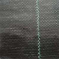 China PP Woven Weed Barrier Ground Cover Fabric 90gsm 1m Wide UV Treated Black Landscape Mat for sale