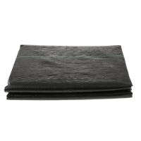 China PP Woven Weed Control Mat 90gsm Ground Cover Fabric 3-5 Year UV Resistant Agricultural Black Plastic for sale