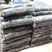 China PP Woven Weed Control Mat 90gsm Ground Cover Fabric 3-5 Year UV Resistant Agricultural Black Plastic for sale