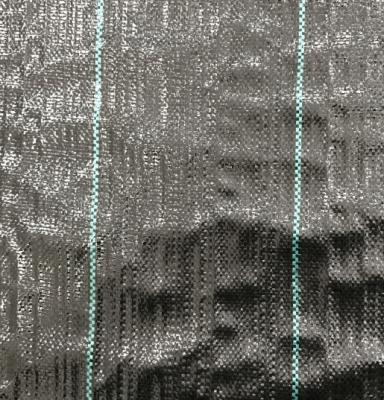 China PP Woven Weed Mat Ground Cover 90gsm UV Resistant Anti Weed Fabric for Gardening for sale