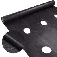 China PP Woven Weed Mat Ground Cover 90gsm UV Resistant Anti Weed Fabric for Gardening for sale