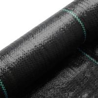 China 3.2oz PP Woven Weed Control Fabric 3x100ft Weed Mat for Garden Farm Anti Grass Mat for sale