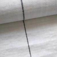 China Recyclable PP Woven Weed Control Mat 90gsm Black with White Lines Chemical Resistant for Garden for sale