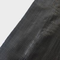 China Recyclable PP Woven Weed Control Mat 90gsm Black with White Lines Chemical Resistant for Garden for sale