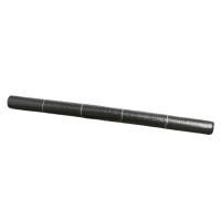 China Recyclable PP Woven Weed Control Mat 90gsm Black with White Lines Chemical Resistant for Garden for sale