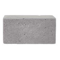 China BBQ Grill Cleaning Stone Block 8x4x3.5 Inch Foam Glass Pumice Brick for Griddle Grease Removal for sale