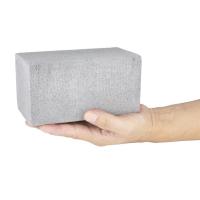 China BBQ Grill Cleaning Stone Block 8x4x3.5 Inch Foam Glass Pumice Griddle Cleaner for sale