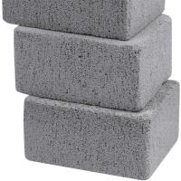 China Eco-Friendly Foam Glass Grill Cleaning Brick 8x4x3.5 Inch Pumice Stone for BBQ Griddle Oven for sale