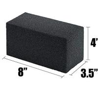 China Foam Glass BBQ Grill Cleaning Stone Block 8x4x3.5 Inch Reusable Pumice Brick for Griddle Oven for sale