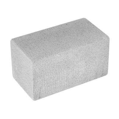 China QY Foam Glass Grill Cleaning Brick 8x4x3.5 Inch Reusable Pumice Stone for BBQ Grease Removal for sale