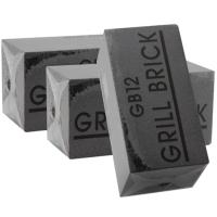 China QY Foam Glass BBQ Grill Cleaning Brick 8x4x3.5 Inch Pumice Stone for Griddle Grease Removal for sale