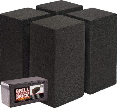 China Foam Glass BBQ Grill Cleaning Stone Brick 8x4x3.5 Inch Eco Friendly Non Toxic Reusable for sale