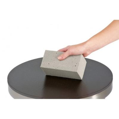 China Foam Glass Grill Cleaning Stone 8x4x3.5 Inch Pumice Block for BBQ Griddle for sale