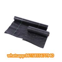 China PP Woven Anti Weed Mat Ground Cover 90gsm UV Treated 3-5 Year Lifespan for sale