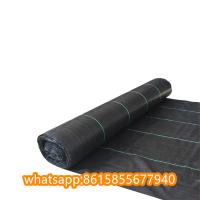 China PP Woven Anti Weed Mat Ground Cover 90gsm UV Treated 3-5 Year Lifespan for sale