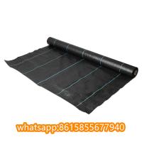 China PP Woven Anti Weed Mat Ground Cover 90gsm UV Treated 3-5 Year Lifespan for sale