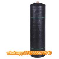 China PP Woven Anti Weed Mat Ground Cover 90gsm UV Treated 3-5 Year Lifespan for sale
