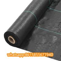 China PP Woven Anti Weed Mat Ground Cover 90gsm UV Treated 3-5 Year Lifespan for sale