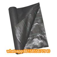 China PP Woven Anti Weed Mat Ground Cover 90gsm UV Treated 3-5 Year Lifespan for sale