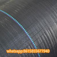 China PP Woven Anti Weed Mat Ground Cover 90gsm UV Treated 3-5 Year Lifespan for sale