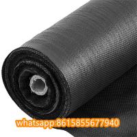 China PP Woven Anti Weed Mat Ground Cover 90gsm UV Treated 3-5 Year Lifespan for sale