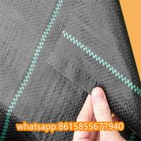 China PP Woven Anti Weed Mat Ground Cover 90gsm UV Treated 3-5 Year Lifespan for sale
