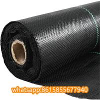 China PP Woven Anti Weed Mat Ground Cover 90gsm UV Treated 3-5 Year Lifespan for sale