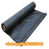 China PP Woven Anti Weed Mat Ground Cover 90gsm UV Treated 3-5 Year Lifespan for sale