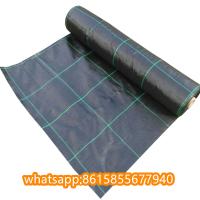China PP Woven Anti Weed Mat Ground Cover 90gsm UV Treated 3-5 Year Lifespan for sale