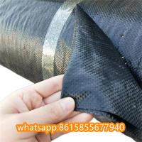China PP Woven Anti Weed Mat Ground Cover 90gsm UV Treated 3-5 Year Lifespan for sale
