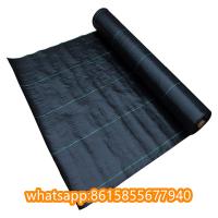 China PP Woven Anti Weed Mat Ground Cover 90gsm UV Treated 3-5 Year Lifespan for sale
