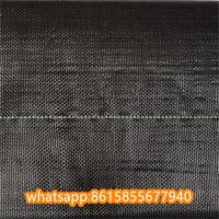 China PP Woven Anti Weed Mat Ground Cover 90gsm UV Treated 3-5 Year Lifespan for sale