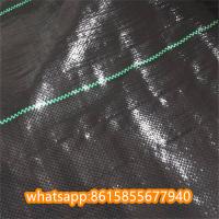 China PP Woven Anti Weed Mat Ground Cover 90gsm UV Treated 3-5 Year Lifespan for sale
