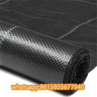 China PP Woven Anti Weed Mat Ground Cover 90gsm UV Treated 3-5 Year Lifespan for sale