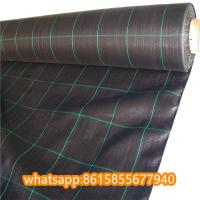 China PP Woven Anti Weed Mat Ground Cover 90gsm UV Treated 3-5 Year Lifespan for sale
