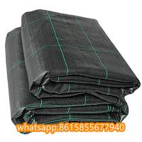 China PP Woven Anti Weed Mat Ground Cover 90gsm UV Treated 3-5 Year Lifespan for sale