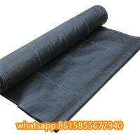 China PP Woven Anti Weed Mat Ground Cover 90gsm UV Treated 3-5 Year Lifespan for sale