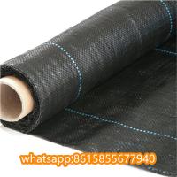 China PP Woven Anti Weed Mat Ground Cover 90gsm UV Treated 3-5 Year Lifespan for sale