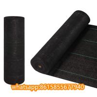 China PP Woven Anti Weed Mat Ground Cover 90gsm UV Treated 3-5 Year Lifespan for sale
