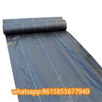 China PP Woven Anti Weed Mat Ground Cover 90gsm UV Treated 3-5 Year Lifespan for sale