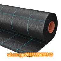 China PP Woven Anti Weed Mat Ground Cover 90gsm UV Treated 3-5 Year Lifespan for sale