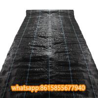 China PP Woven Anti Weed Mat Ground Cover 90gsm UV Treated 3-5 Year Lifespan for sale
