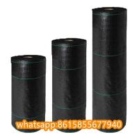 China PP Woven Anti Weed Mat Ground Cover 90gsm UV Treated 3-5 Year Lifespan for sale