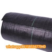 China PP Woven Anti Weed Mat Ground Cover 90gsm UV Treated 3-5 Year Lifespan for sale