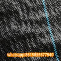 China PP Woven Anti Weed Mat Ground Cover 90gsm UV Treated 3-5 Year Lifespan for sale