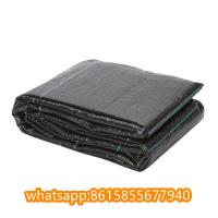 China PP Woven Anti Weed Mat Ground Cover 90gsm UV Treated 3-5 Year Lifespan for sale
