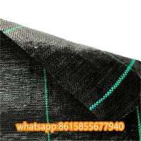 China PP Woven Anti Weed Mat Ground Cover 90gsm UV Treated 3-5 Year Lifespan for sale