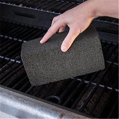 China 4 Pack BBQ Scraper Pumice Grill Cleaner Stone 8x4x3.5 Inch Foam Glass Brick for sale
