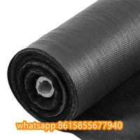 China PP Woven Anti Weed Mat Ground Cover 90gsm UV Treated 3-5 Year Lifespan for sale